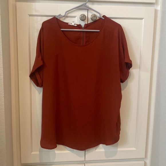 Maurices | Tops | Rust Blouse | Poshmark